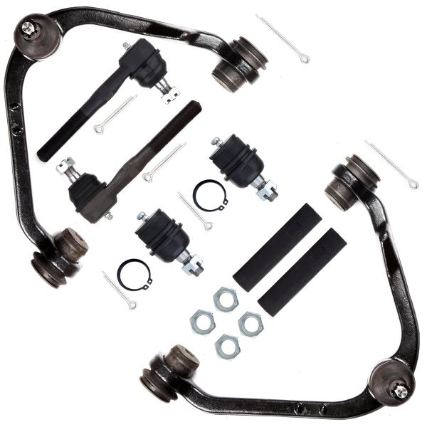 商品名:  SCITOO 8pcs Front Suspension Kit Upper Control Arm And Ball Joint Lower Ball Joint Outer Tie Rod End Replacement F...