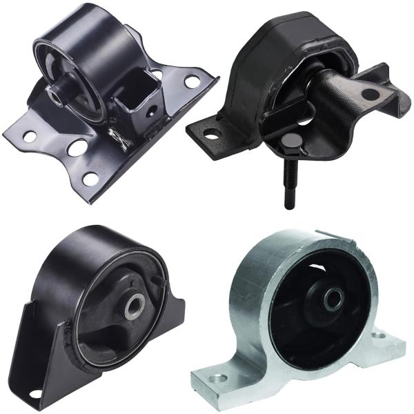 商品名: フロント右リアエンジンとトランスマウント4個セット 2000 2001 2002 2003 2004 2005 2006 日産セントラ 1.8L オートマチックトランスミッション用 ENA Front Right Rear Eng...