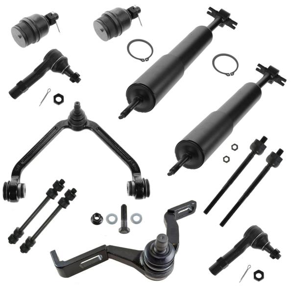 商品名:  TRQ Front Steering &amp; Suspension Kit Ball Joint Control Arm with Ball Joint Shock Absorber Sway Bar Stabilizer ...