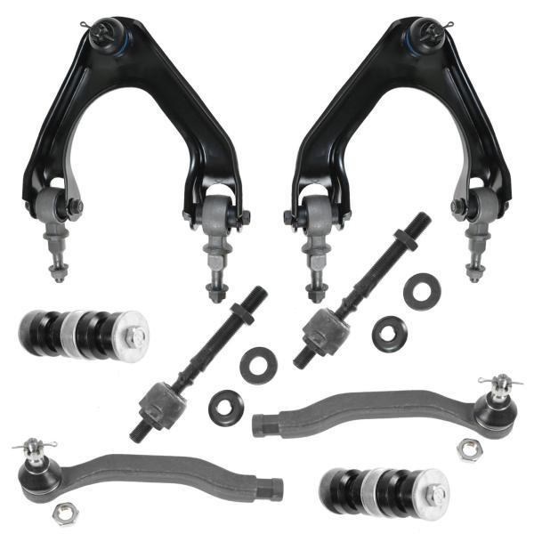 商品名: 90-93ホンダアコード用フロント8ピースサスペンションキット TRQ Front Steering &amp; Suspension Kit Control Arm with Ball Joint Sway Bar Stabil...