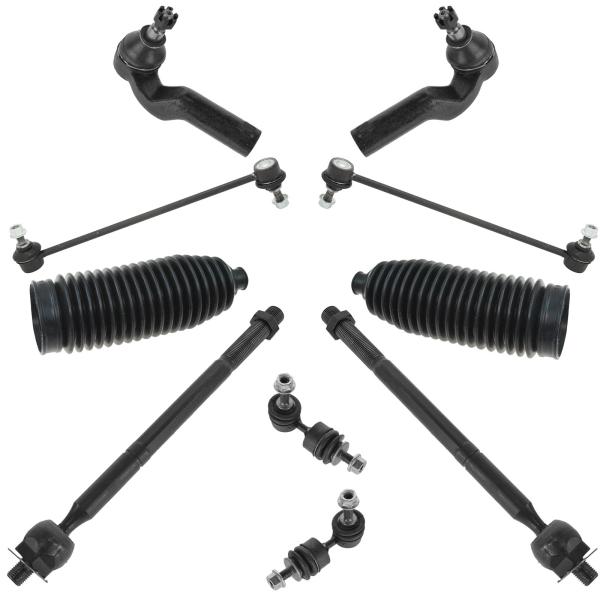 商品名: 10ピース ステアリング&amp;サスペンションキット フロントリア LH RHセット マツダ3 5対応 TRQ Front and Rear Steering &amp; Suspension Kit Steering Rack...