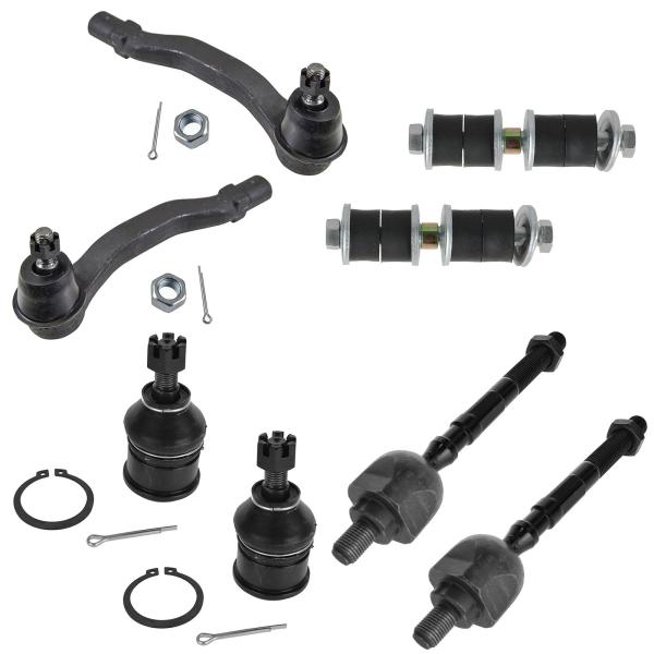 商品名: サスペンションフロントキット 8個セット アキュラ インテグラ ホンダ シビック TRQ Front Steering &amp; Suspension Kit Ball Joint Sway Bar Stabilizer Lin...
