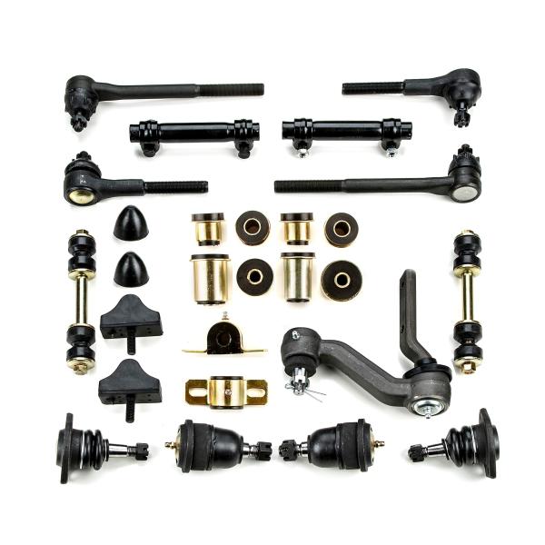 商品名: Andersen Restorations ブラック ポリウレタン フロントエンド サスペンション マスターリビルドキット アイドラーアーム シボレー カマロ OEM スペック 交換用 (27ピースキット) A-RESTO-PAR...