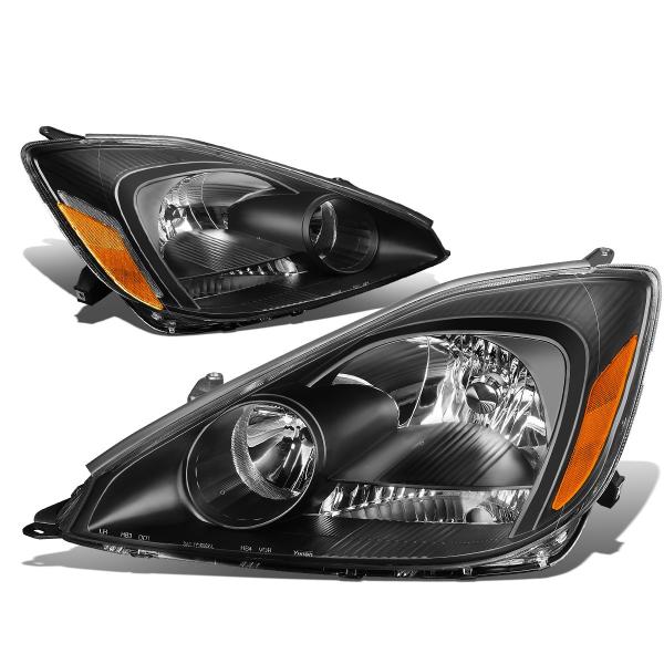 商品名: DNA Motoring HL-OH-103-BK-AM ブラック アンバー ヘッドライト 交換用 04-05 シエナ用 DNA MOTORING HL-OH-103-BK-AM Headlight Assembly Driver...