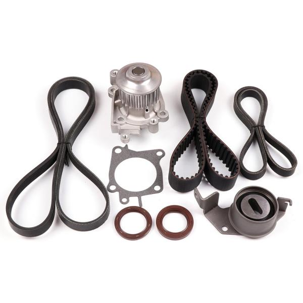 商品名: ECCPP タイミングベルト ウォーターポンプ ガスケット テンショナー ベアリングキット 2002-2007 三菱 ランサー 2.0L Eng.code "4G94" 用 ECCPP Timing Belt Kit with W...