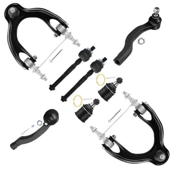 商品名:  SCITOO 8pcs Front Suspension Kit Upper Control Arm Lower Ball Joint Inner Outer Tie Rod End Replacement For 1994-1...