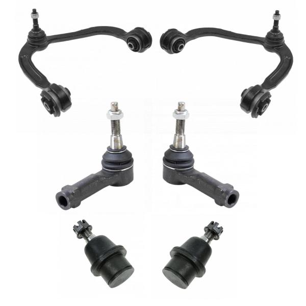 商品名:  TRQ Front Steering &amp; Suspension Kit Ball Joint Control Arm with Ball Joint Tie Rod Compatible with 2004-2008 F...