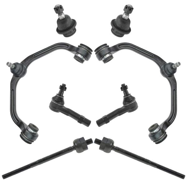 商品名:  TRQ Front Steering &amp; Suspension Kit Ball Joint Control Arm with Ball Joint Tie Rod Compatible with 1998-2011 F...