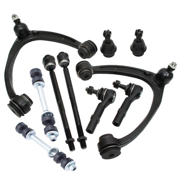 商品名:  10Pcs Suspension Control Arms Ball Joint Tie Rod End replacement for Cadillac Escalade GMC Sierra Yukon XL 1500 Ch...