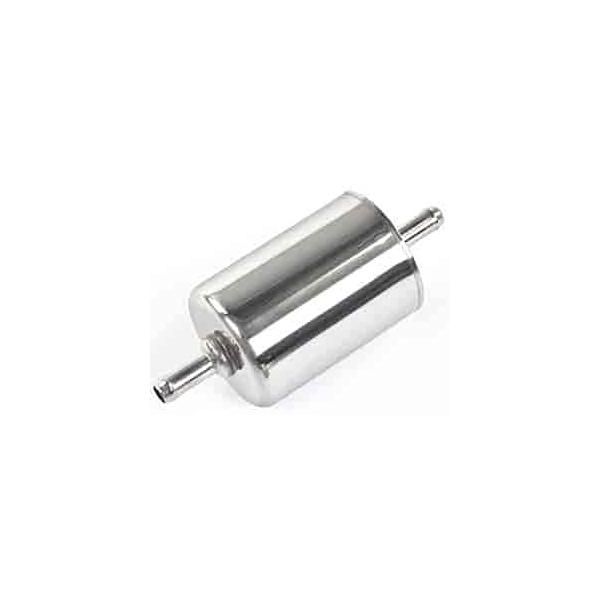 商品名:  JEGS Stainless Steel In-Line Fuel Filter | Fits 3/8 “ Inside Diameter Hose | 10-Micron | Tested To 100 PSI | 3-3/3...