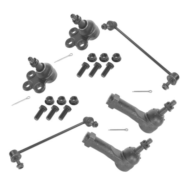 商品名:  Front Steering &amp; Suspension Kit Ball Joint Sway Bar Stabilizer Link Tie Rod Compatible with 2005-2009 Chevrole...