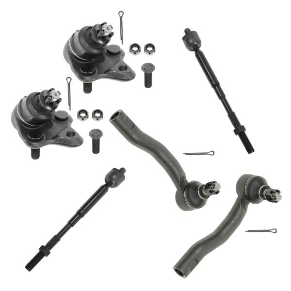 商品名:  Front Steering &amp; Suspension Kit Ball Joint Tie Rod Compatible with 2003-2008 Toyota Corollaブランド: AM Autoparts商...