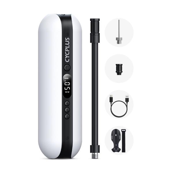 商品名:  CYCPLUS Electric Air Compressor Portable Bicycle Pump Car Tire Inflator, Max 150 PSI, Auto Shut-Off Air Pump with ...