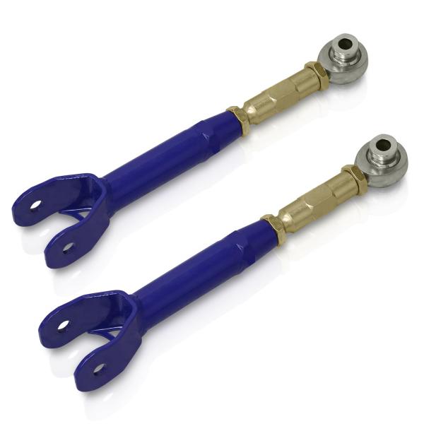商品名:  AJP Distributors Upgrade Rear Upper Suspension Adjustable Camber Aluminum Steel Control Arms Rod Pair Kit Blue Com...