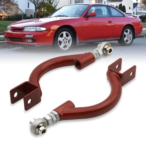 商品名:  AJP Distributors JDM VIP Rear Upper Control Arms RUCA Suspension Adjustable Camber Kit Red Compatible/Replacement ...