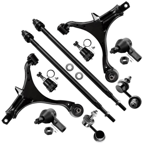商品名:  SCITOO 10pcs Front Suspension Kit Lower Control Arm Inner Outer Tie Rod Ends Sway Bar End Link Lower Ball Joint Fi...