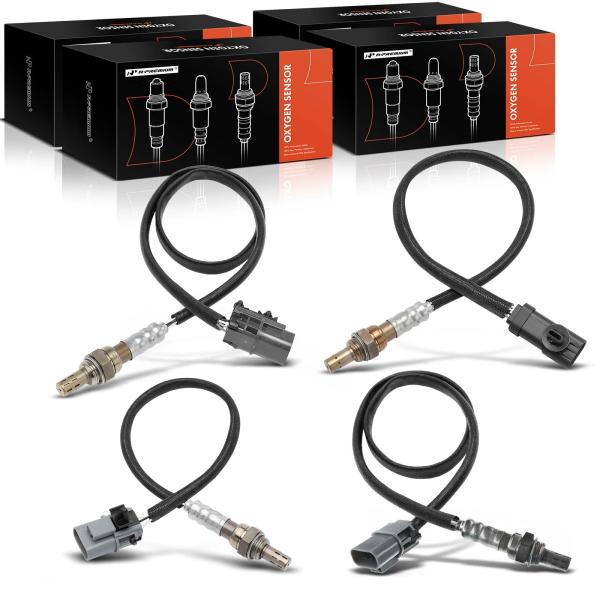 商品名: A-Premium O2酸素センサー Infiniti Qx4 1997-2000 &amp; Nissan Pathfinder 1996-2000 V6 3.3L アップストリームとダウンストリーム 4PCセット 交換用 # ...
