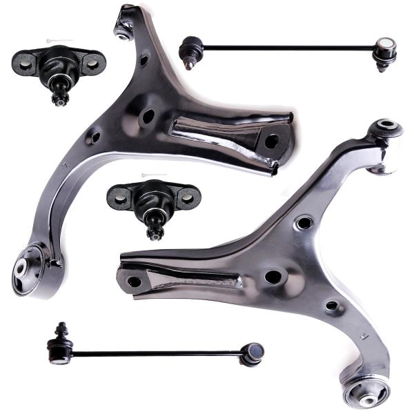 商品名:  SCITOO 6pcs Front Sway Bar End Links Lower Control Arm Ball Joint Suspension Kits for Hyundai Accent for KIA Rio R...