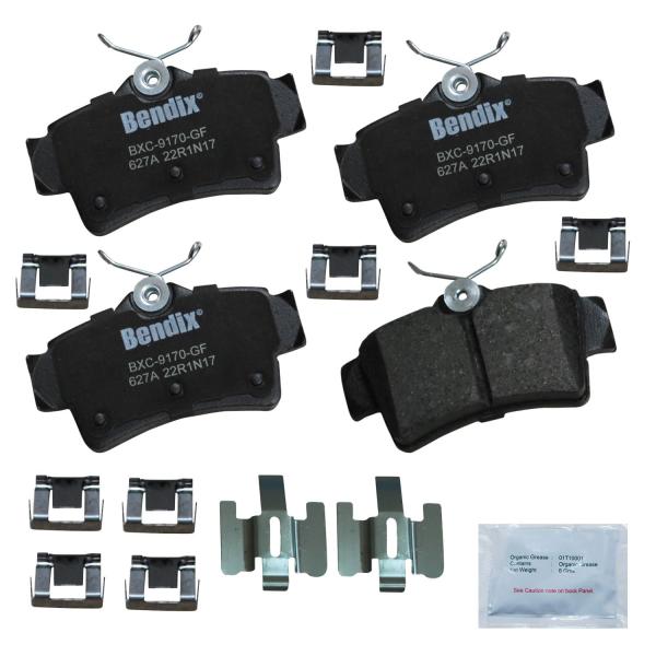 商品名: BENDIX プレミアムコッパーフリー CFC627A Bendix Priority1 CFC627A Ceramic Rear Brake Pads for Ford Mustang 2001-1994, Mustang 20...