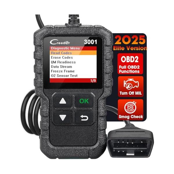 商品名: LAUNCH CR3001 OBD2スキャナー 日本語 obd2診断機 コードの読み取りと消去 自動車故障診断機 bmw 診断機 ベンツ トヨタ 日産など多車種に対応 車 診断 自動車診断ツール エミッションモニターのステータスの...