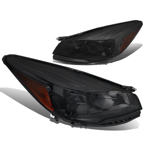 商品名: DNA MOTORING HL-OH-FESC13-SM-AM スモークレンズ アンバー ヘッドライト 交換用 13-16 エスケープ用 DNA MOTORING Headlight Assembly Compatible Wit...