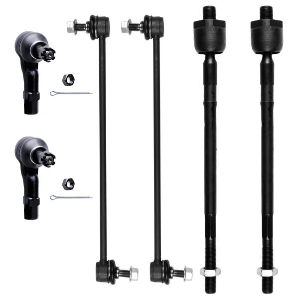 商品名:  SCITOO 6pcs Front Suspension Kit Inner Outer Tie Rod End Sway Bar End Link Replacement For 2001-2006 For Mazda MPV...