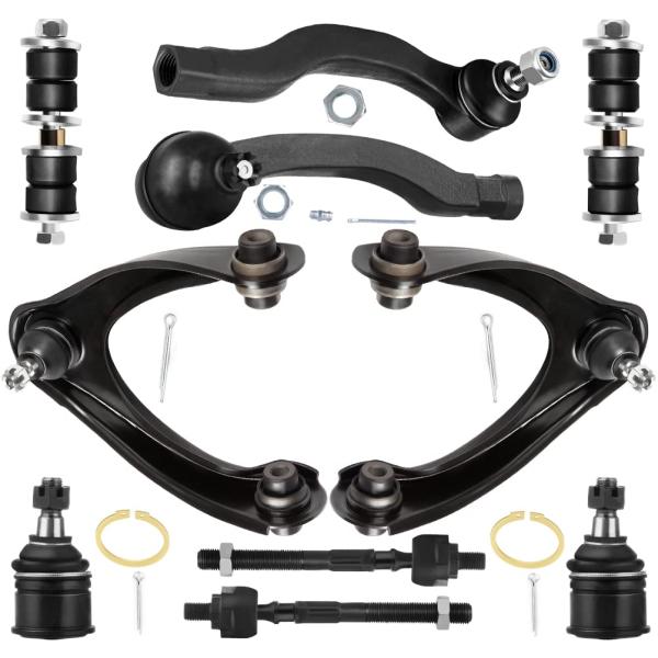 商品名:  SCITOO 10pcs Front Suspension Kit Upper Control Arm Inner Tie Rod End Outer Tie Rod End Sway Bar End Link Lower Ba...