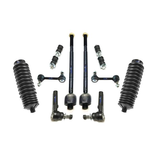 商品名:  PartsW - 10 Pc Rear &amp; Front Steering Suspension Kit Tie Rod Linkages Sway Bar End Link Rack &amp; Pinion Bello...