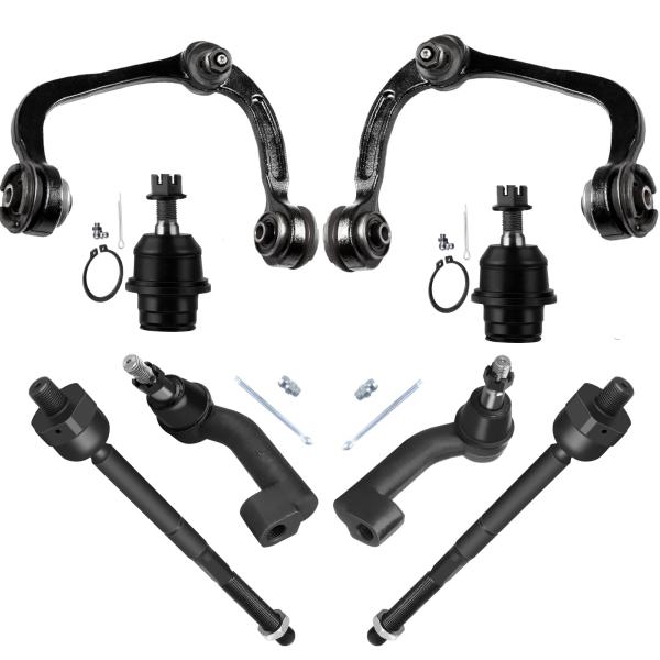 商品名:  SCITOO 8pcs Front Suspension Kit Upper Control Arm w/Ball Joints Inner Outer Tie Rods Lower Ball Joints Fit 2009-2...