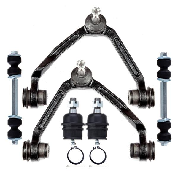 商品名:  SCITOO 6pcs Suspension Kit Front Upper Control Arms Lower Ball Joints Front Stabilizer Bar Links Kit fit for Ford ...