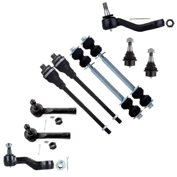 商品名:  SCITOO 10pcs Front Suspension Kit Tie Rods Sway Bar Link Ball Joint Idler Arm Pitman Arm Fit 02-06 Avalanche 1500 ...