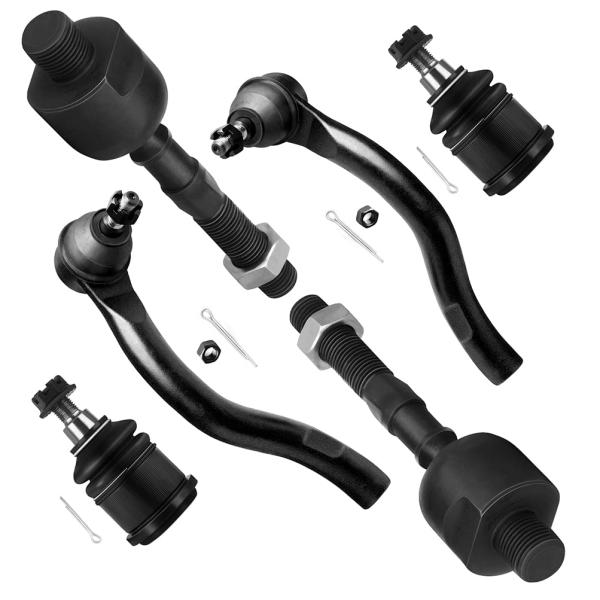商品名: Scitoo サスペンションキット フロントロワーボールジョイント インナーアウタータイロッドエンド コンプリートキット 2003-2007 Honda Accord SCITOO 6pcs Front Inner Outer T...