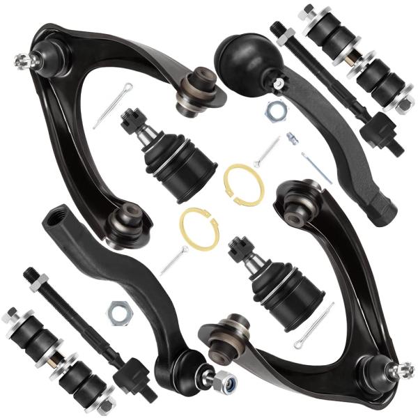 商品名:  SCITOO 10pcs Front Suspension Kit Upper Control Arm Inner Tie Rod End Outer Tie Rod End Sway Bar Link Lower Ball J...