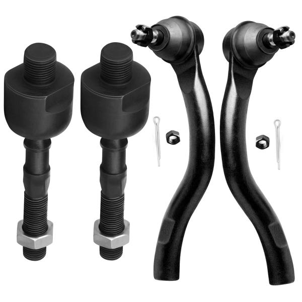 商品名: Scitoo サスペンションキット インナーアウタータイロッドエンド 03-07ホンダアコード2.4Lに適合 SCITOO 4pcs Front Suspension Kit Inner Tie Rod End Outer Tie...