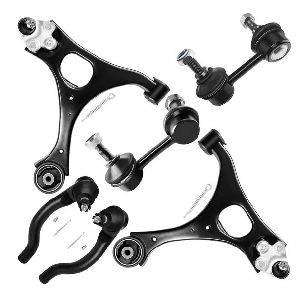 商品名:  SCITOO 6pcs Front Lower Control Arm Ball Joint Outer Tie Rod End Sway Bar Link Suspension Kit Replacement For 2006...