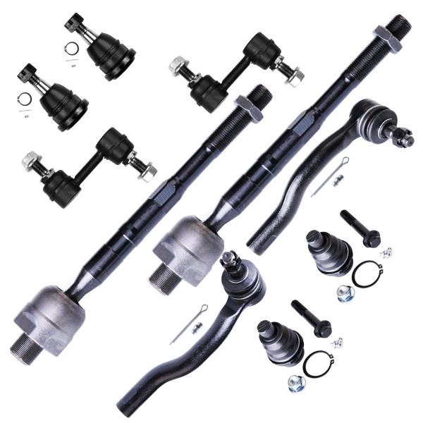 商品名:  SCITOO 10pcs Front Suspension Kit Inner Outer Tie Rod End Sway Bar Link Lower Upper Ball Joint Fit 2005-2019 For N...