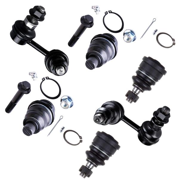 商品名:  SCITOO 6pcs Suspension Kit 2 Upper 2 Lower Ball Joint 2 Front Sway Bar End Link fit 2005-2013 for Nissan Frontier ...