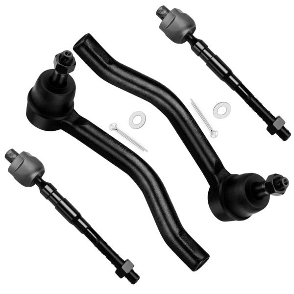 商品名:  SCITOO 4pcs Front Suspension Kit Inner Outer Tie Rod End Fit 2007-2012 For Nissan Altimaブランド: SCITOO高さ: 29.21cm横幅:...