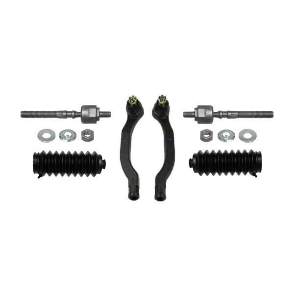 商品名:  PartsW - 6 Pc Front Steering Kit Tie Rod Linkages Rack &amp; Pinion Bellow Boots LH RH Sideブランド: PartsW重量: 3175g商品...