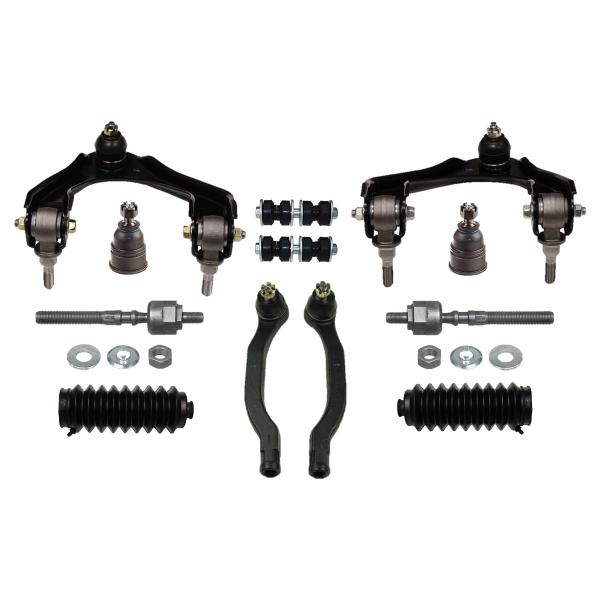 商品名:  PartsW - Front Complete Suspension 12 Pc Kit Upper Control Arms &amp; Ball Joints Assembly Bellow Boots Tie Rod Li...