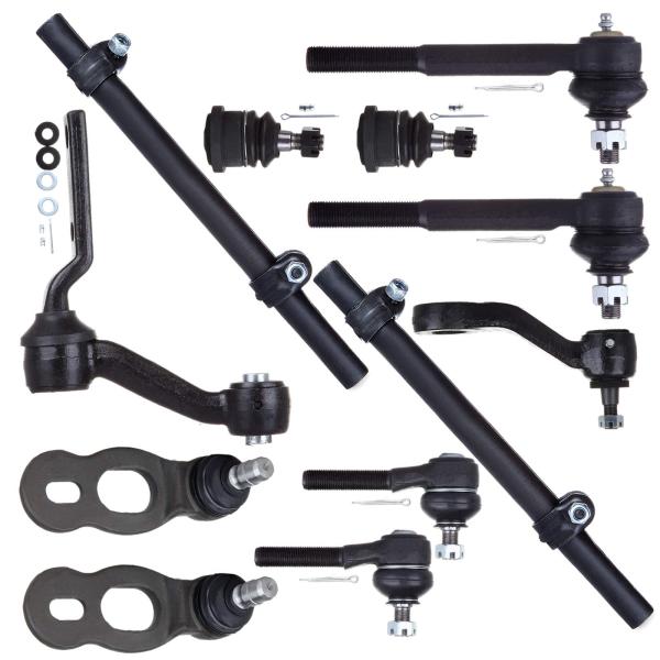 商品名:  SCITOO 12pcs Suspension Kit 2 Front Upper 2 Lower Ball Joints 2 Inner 2 Outer Tie Rod End 2 Tie Rod End Adjusting ...