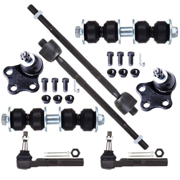 商品名:  SCITOO 8pcs Front Suspension Kit Inner Outer Tie Rod End Sway Bar End Link Lower Ball Joint Replacement For 1997-1...