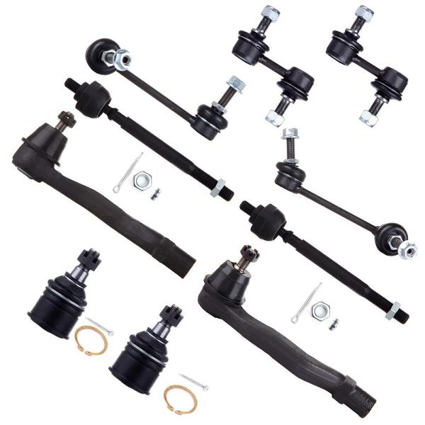 商品名:  SCITOO 10pcs Suspension Kit Front Inner Tie Rod End Front Left Outer Tie Rod End Front Right Outer Tie Rod End Fro...