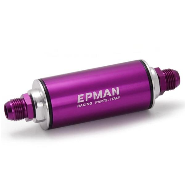 商品名:  Epman -Aluminum High Flow Fuel Filter AN10 with 100 Micron Element Steel SS Universal High Pressure Performance TR...