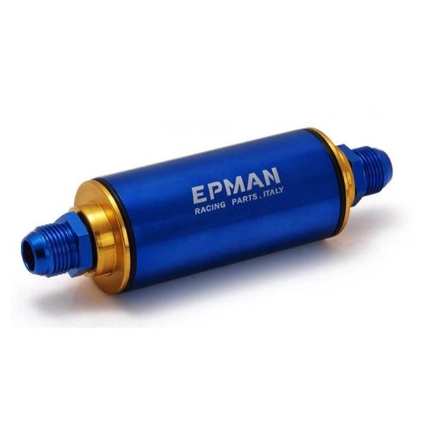 商品名:  Epman -Aluminum High Flow Fuel Filter AN10 with 100 Micron Element Steel SS Universal High Pressure Performance TR...