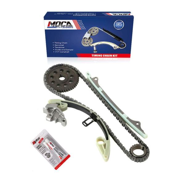 商品名: タイミングチェーンキット ホンダフィット 1.5L 1497CC L4 SOHC VTEC 16V Eng. Code L15A1用 MOCA Timing Chain Kit Comaptible with 2007 2008 ...