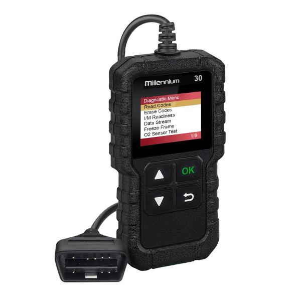 商品名: LAUNCH Millennium 30 OBD2スキャナー カーコードリーダー OBD2フル機能 エンジンライト車診断ツール O2センサー/EVAPシステム/スモッグテスト/I/M対応車スキャナー 生涯無料アップデート LAUN...