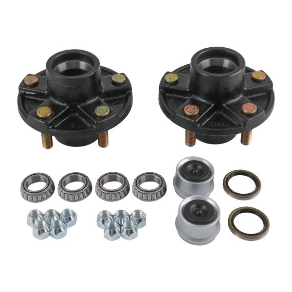 商品名: JDMSPEED トレーラーアイドラーハブキット 5 on 4.5インチ 2000ポンド車軸 1-1/16インチベアリング JDMSPEED 2 Trailer Idler Hub Kits 5 on 4.5" Replaceme...