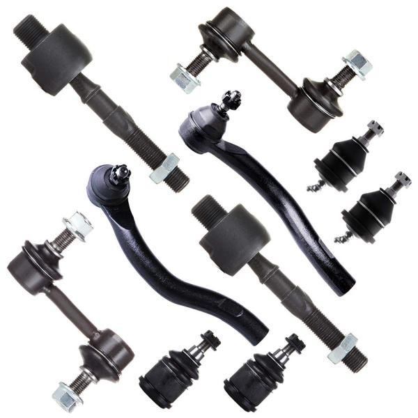 商品名:  SCITOO 10pcs Front Suspension Kit Inner Tie Rod End Outer Tie Rod End Sway Bar End Link Lower Ball Joint Upper Bal...