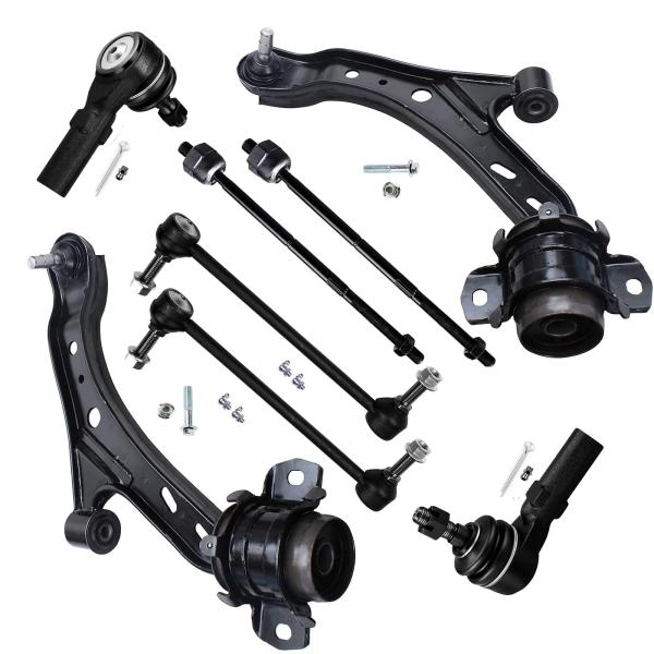 商品名:  SCITOO 8pcs Front Suspension Kit Lower Control Arm And Ball Joint Inner Outer Tie Rod End Sway Bar End Link Replac...